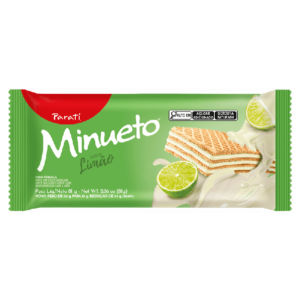 Supermercado Baía Azul | Biscoito Wafer Minueto Limão 81g