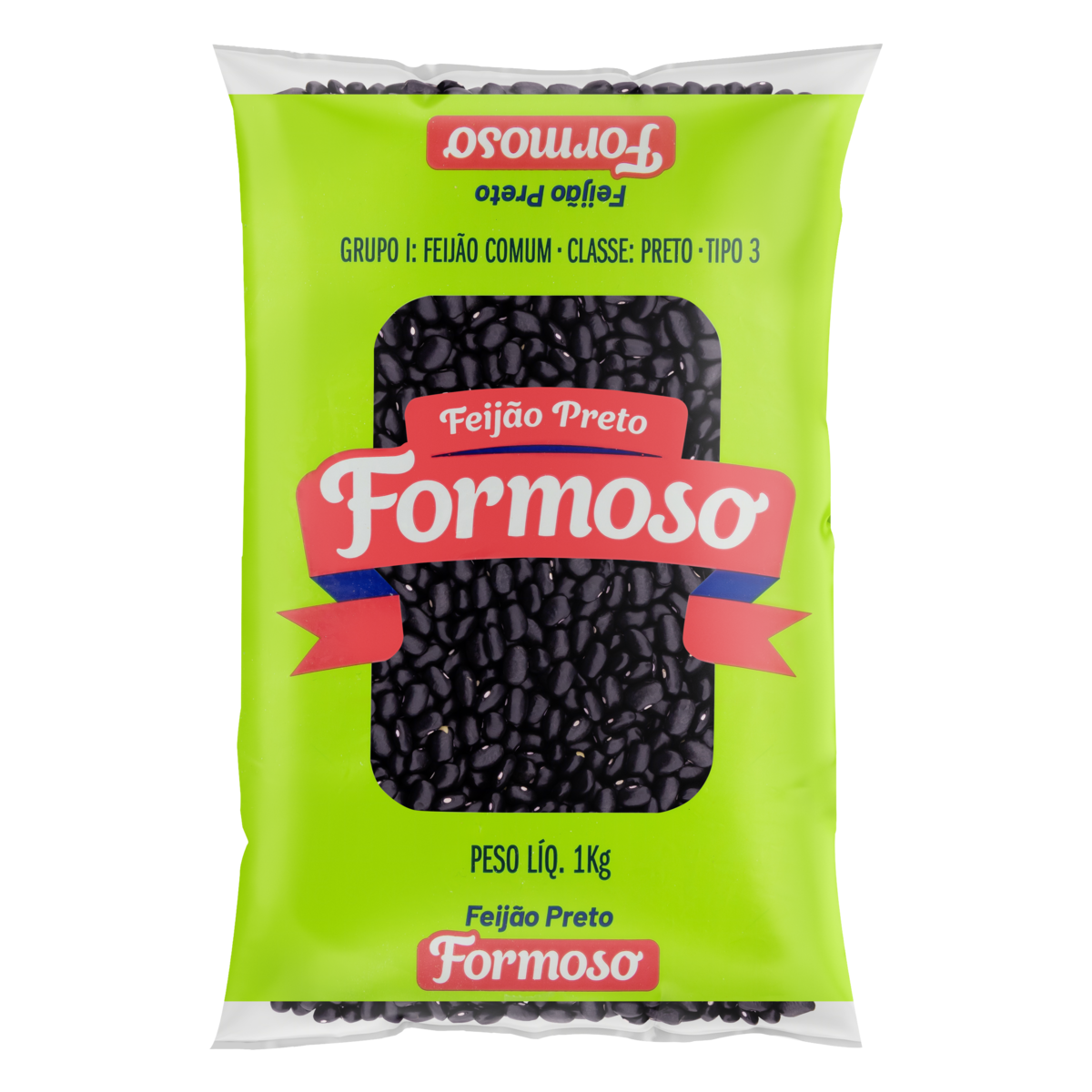 Supermercado Supremo Feijao Formoso Preto 1kg