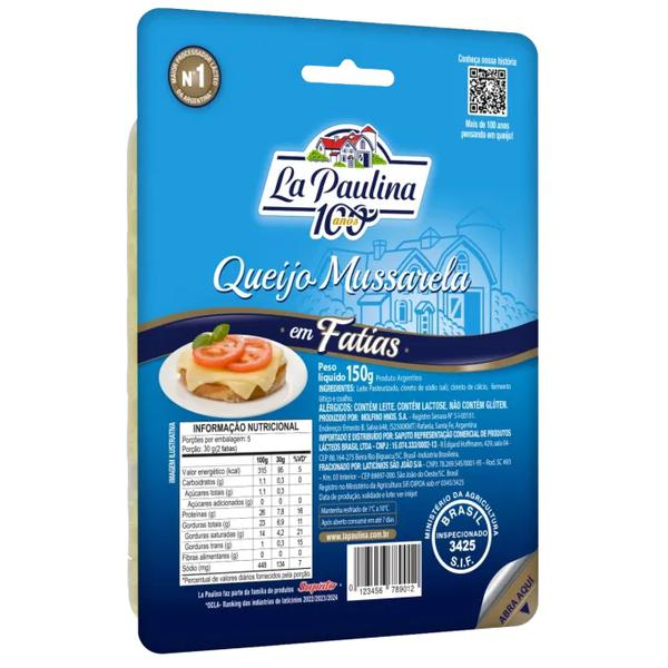 Supermercado Big Oferta | QUEIJO MUSSARELA FATIADO LA PAULINA 150G