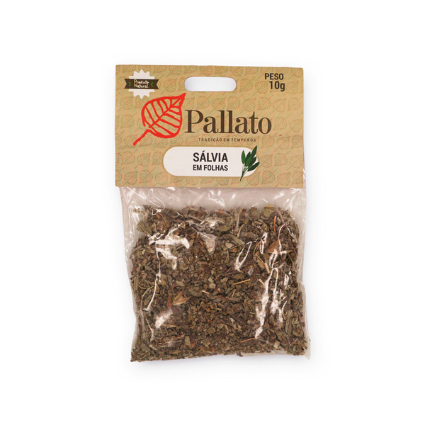 Super Lazzari | SALVIA EM FOLHAS PALLATO 10G
