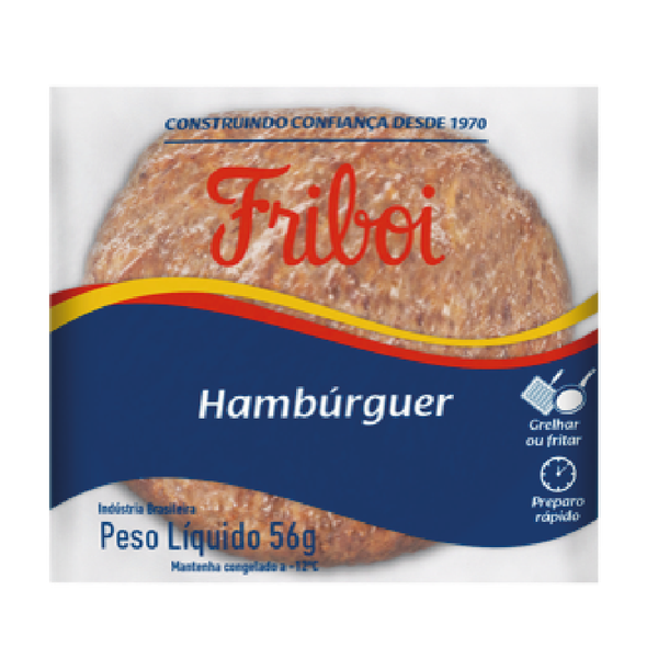 Supermercado Sede II | HAMBURGUER FRIBOI BOVINO CONGELADO 56G