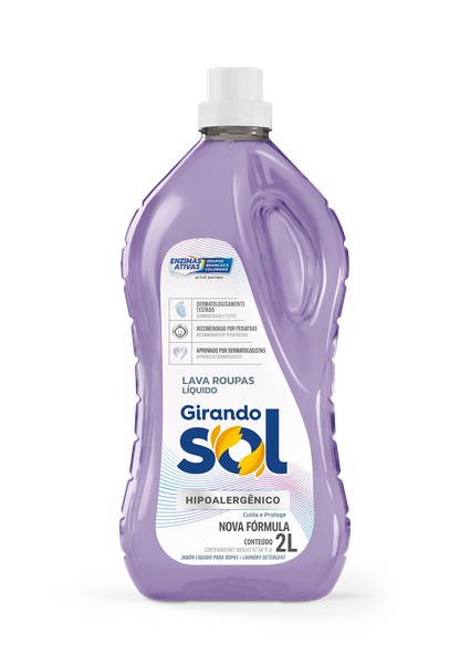 Supermercado Sede I | LAVA ROUPAS GIRANDO SOL LIQUIDO HIPOALERGENICO 2LT
