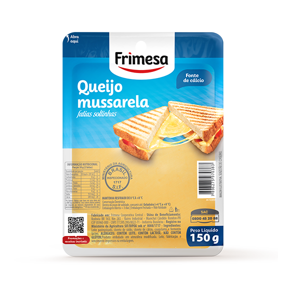 Supermercado Sede I | QUEIJO FRIMESA MUSSARELA FATIADO 150G