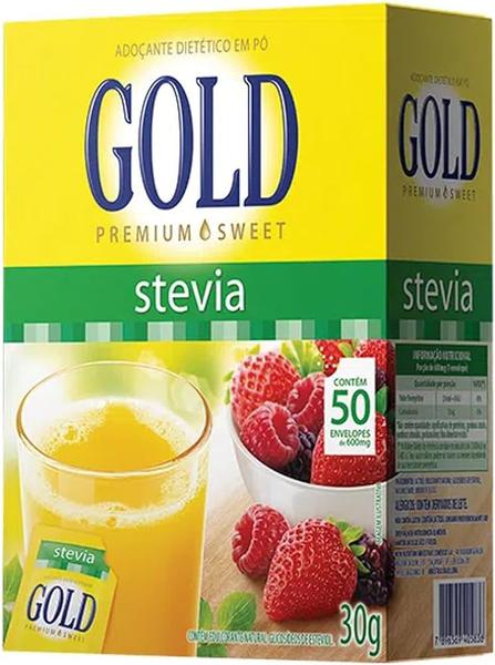 Estrela Supermercados | ADOCANTE GOLD STEVIA EM PO 30GR.