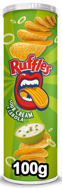 Hercules Supermercados | Batata Ruffles Cebola Tubo 100g