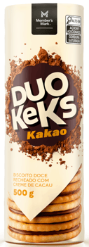 Hercules Supermercados | Biscoito Duo Keks Member´s Mark 500g Importado