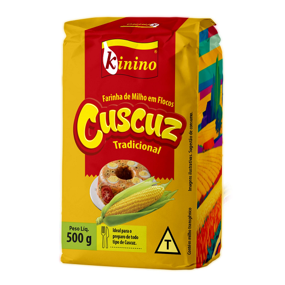 Hercules Supermercados | Cuzcuz Kinino 500g Tradicional