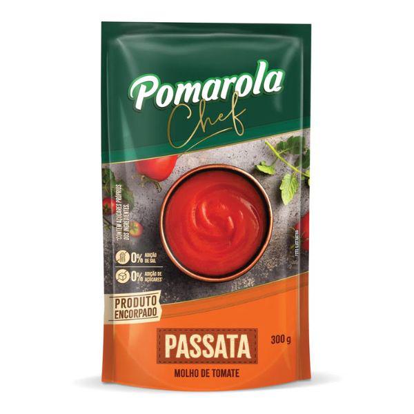 Hercules Supermercados | Molho Tomate Passata Pomarola Chef 300g Sachet