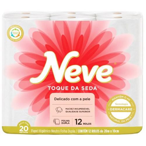 Hercules Supermercados | Papel Higienico Neve 20m C12 F. Dupla Toque Seda