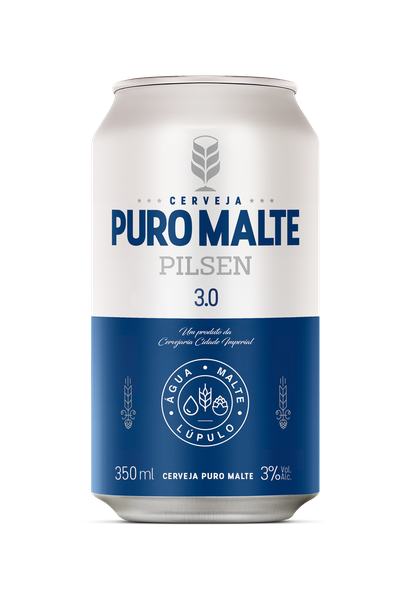 JB - Planura | CERVEJA PURO MALTE LT 3.0 350ML