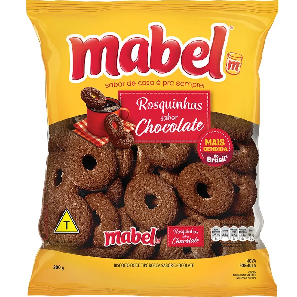 JPavani Macaé Matriz | Biscoito Mabel Rosquinha de Chocolate 300g