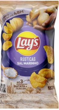 Mais por Menos | BATATA LAYS RUSTICAS 68G SAL MARINHO