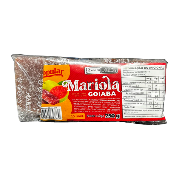 Mercadão do Zé | DOCE MARIOLA GOIABADA POPULAR 250G