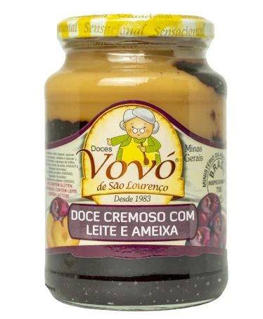 Empório Norte Sul | DOCE DE LEITE VOVÓ 410G C/AMEIXA VIDRO