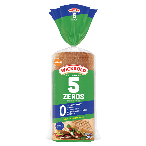 Nosso Hortifruti Gonzaga | PAO DE FORMA WICKBOLD 350G 5 ZEROS TARD