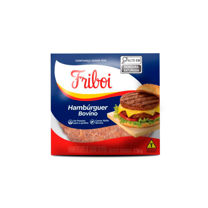 Superpão | HAMBURGUER BOVINO FRIBOI 56G