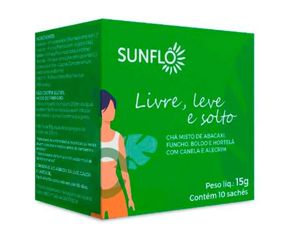 Superpão | CHA SUNFLO 15G LIVRE LEVE E SOLTO