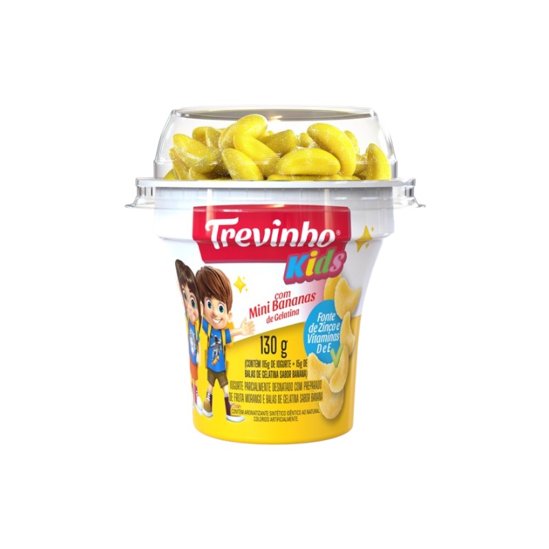 Superpão | IOGURTE TREVINHO KIDS 130G BANANINHA