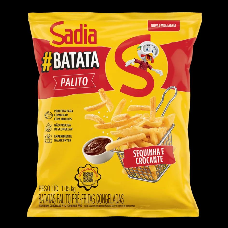 Superpão | BATATA PRE FRITA SADIA 1,05KG PALITO