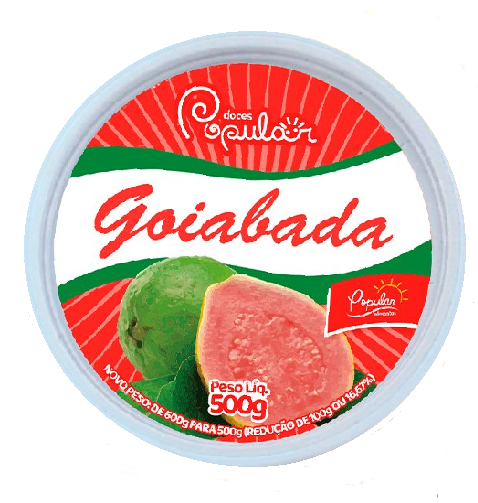 Pajeu Nordeste - Serra Talhada | Doce Popular De Goiaba Poly 500G