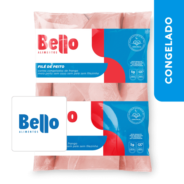 Supermercado Pequeno Mundo | FILE DE PEITO FRANGO BELLO 1KG IQF