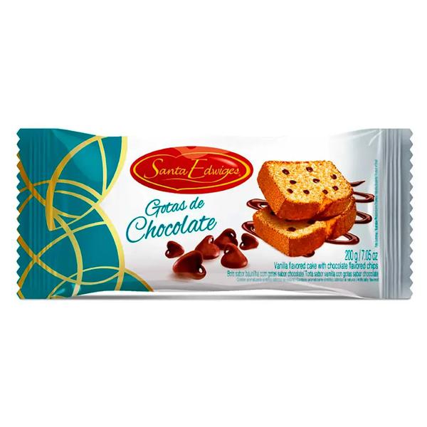 Bolo Santa Edwiges Gotas Chocolate 200g - PONTUAL SUPERMERCADOS
