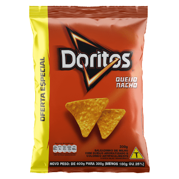 Supermercados Real Niteroi | BISCOITO ELMA CHIPS DORITOS 300G QUEIJOS NACHO