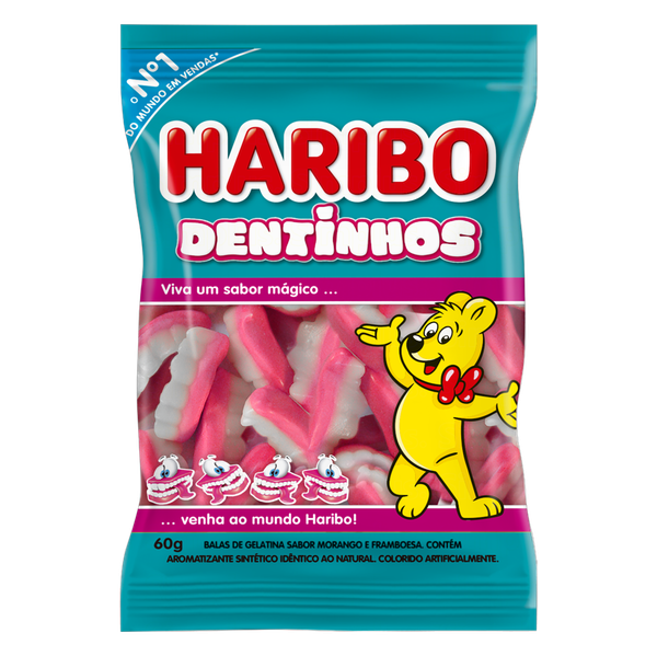 Supermercados Poupy | BALA HARIBO 50G DENTINHOS